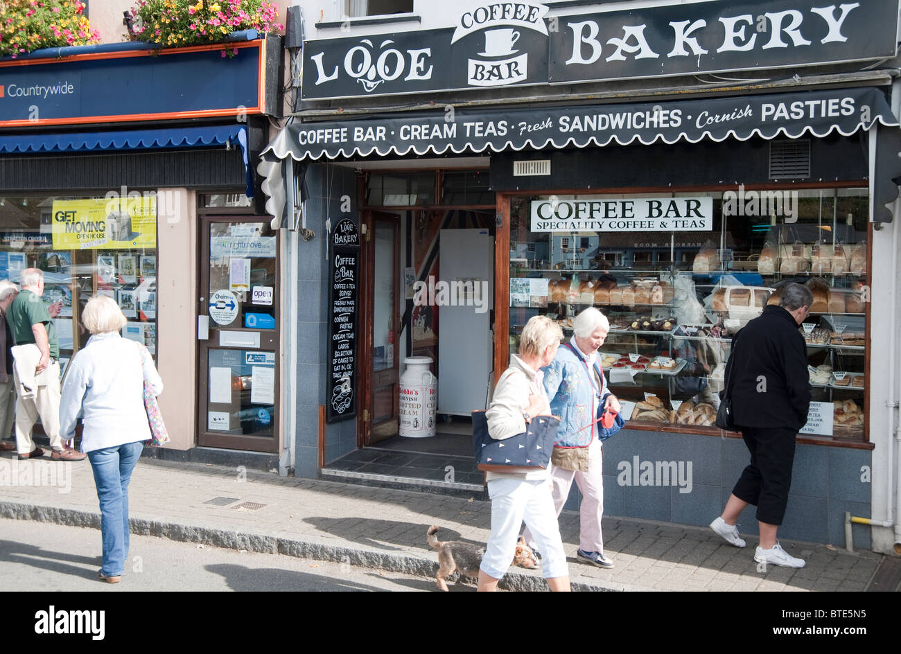 Bakery shop in East Looe, Corwnall, England, UK Stock Photo - Alamy
