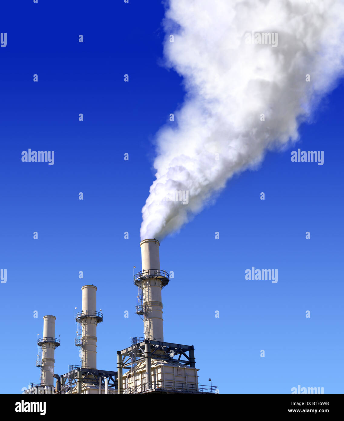 a view of atmospheric air pollution from factory Stock Photo - Alamy