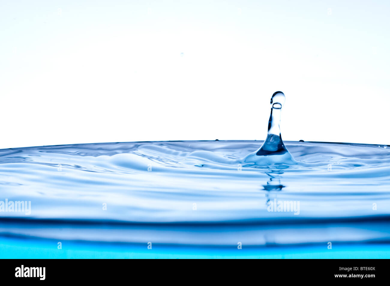 fresh clean water splash. macro Stock Photo - Alamy