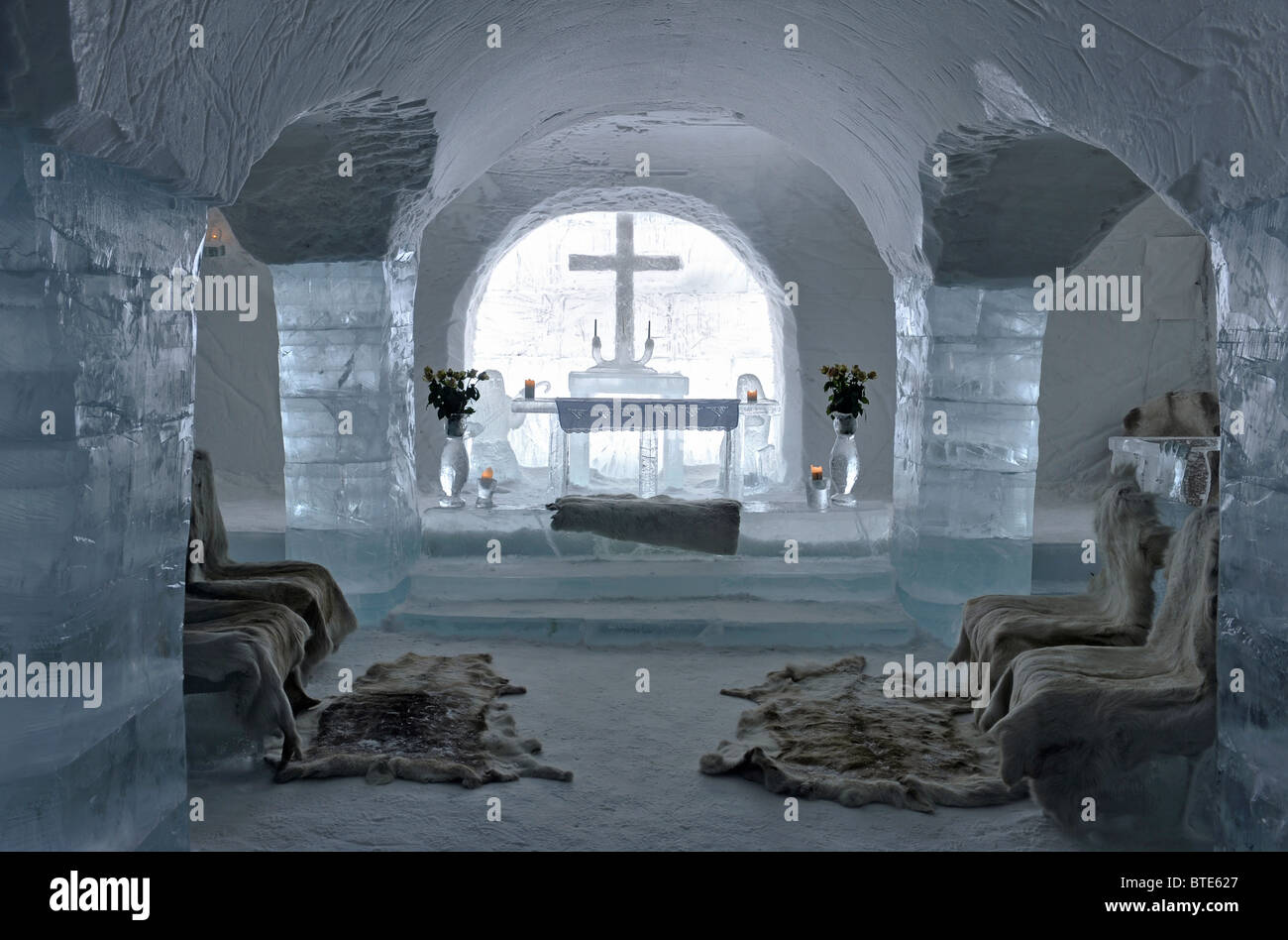 Wedding chapel in Alta Igloo Hotel Sorrisniva, Alta Ice Hotel in ...