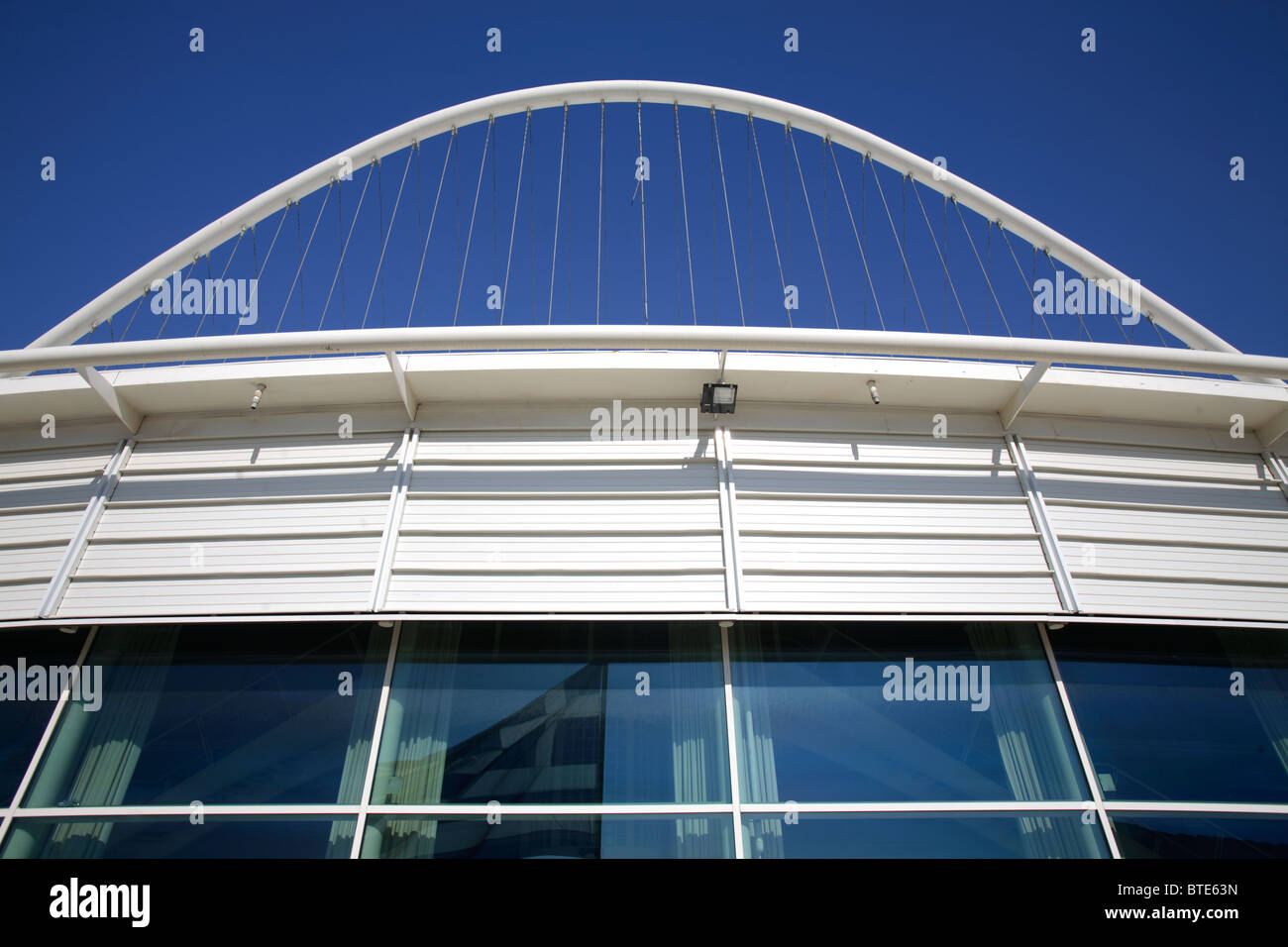 Atrchitecture of the Olympic Velodrome by Calatrava, Athens, Greece ...