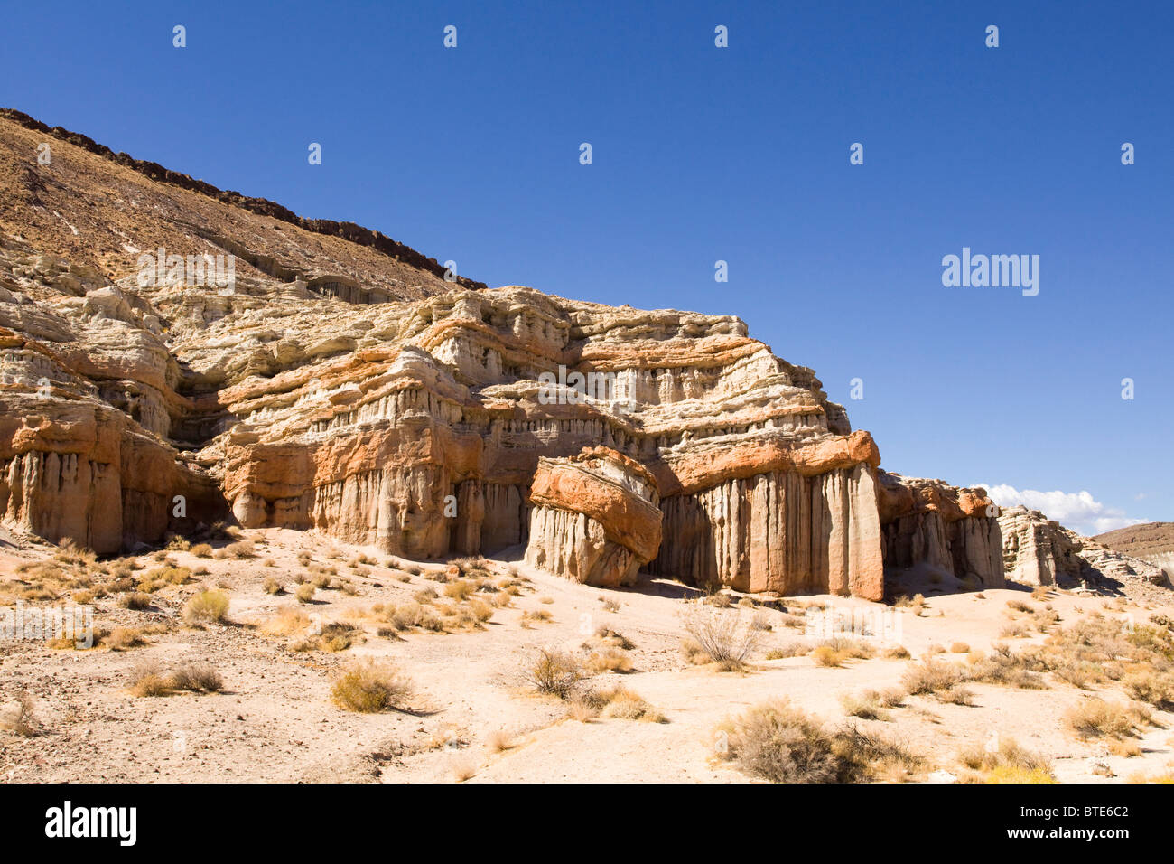 Red Rock Canyon State Park rock formations - California USA Stock Photo ...
