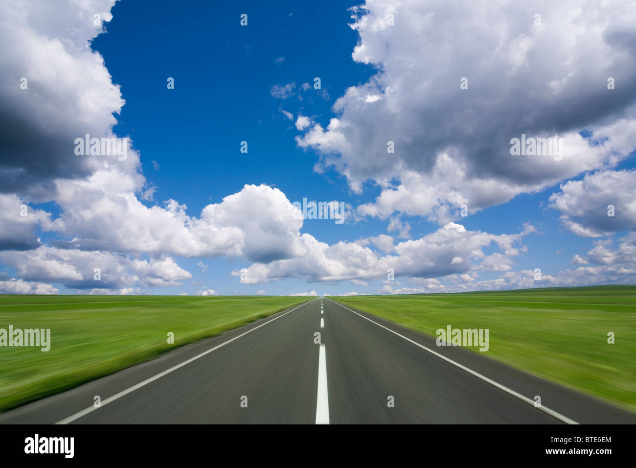 Road to the cloud Stock Photo - Alamy