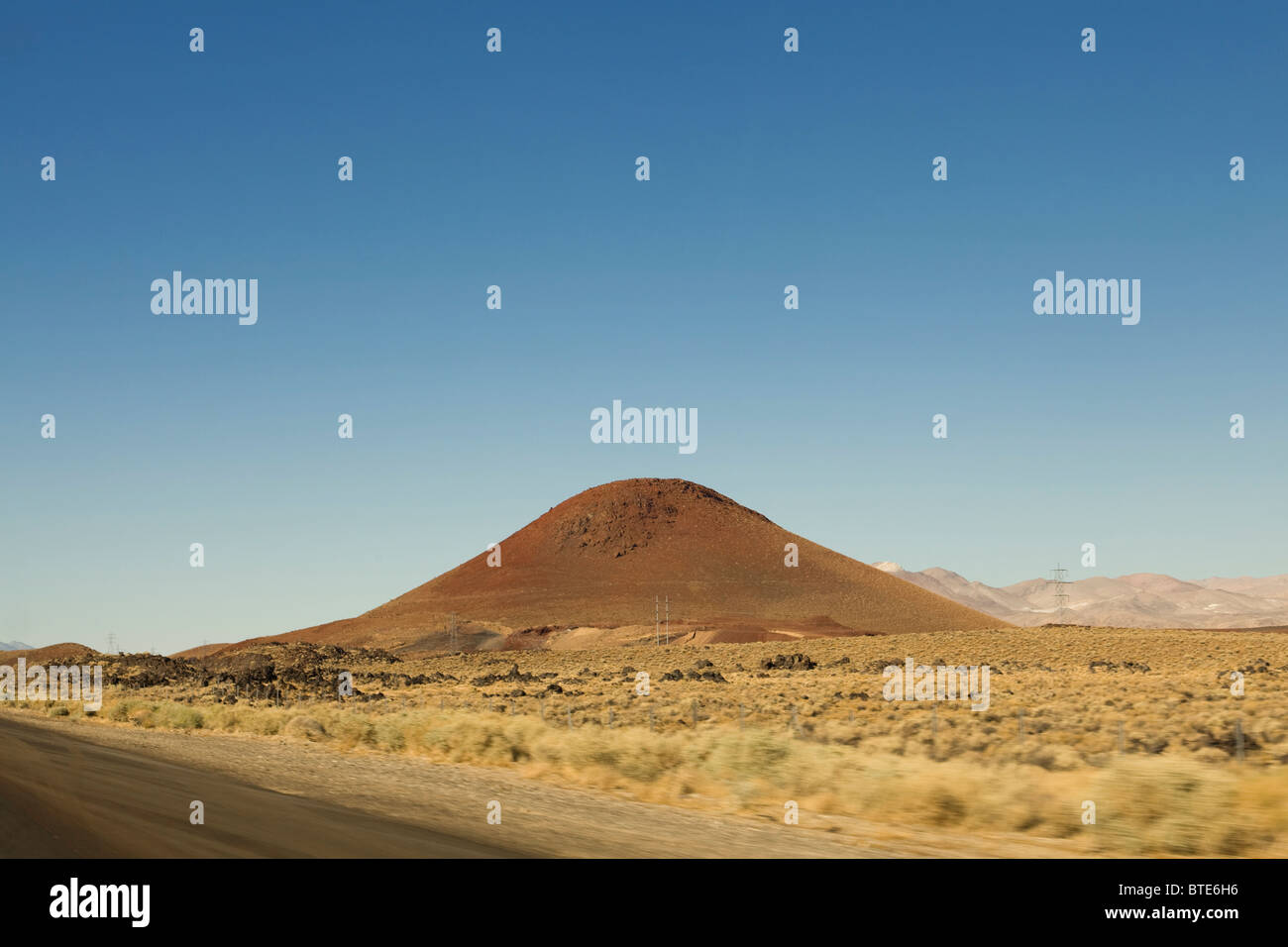Desert volcano cinder cone - California, USA Stock Photo - Alamy Desert volcano cinder cone - California, USA Stock Photo - Alamy