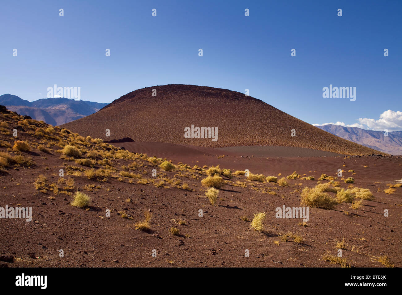 US Southwest desert cinder cone - California, USA Stock Photo - Alamy