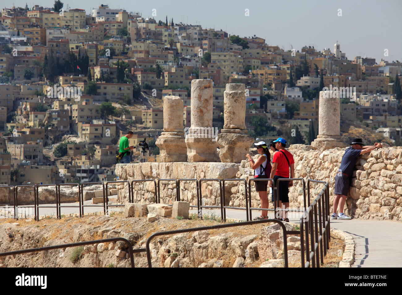 The Citadel and the Cityscape of Amman, Jordan Stock Photo - Alamy
