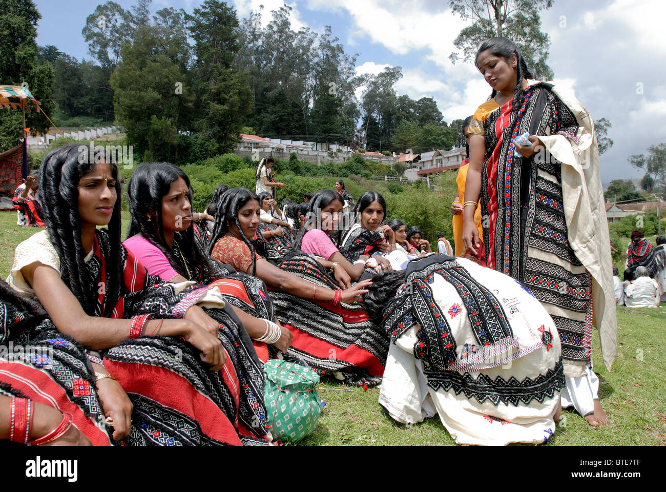 TODA TRIBAL IN NILGIRIS Stock Photo - Alamy