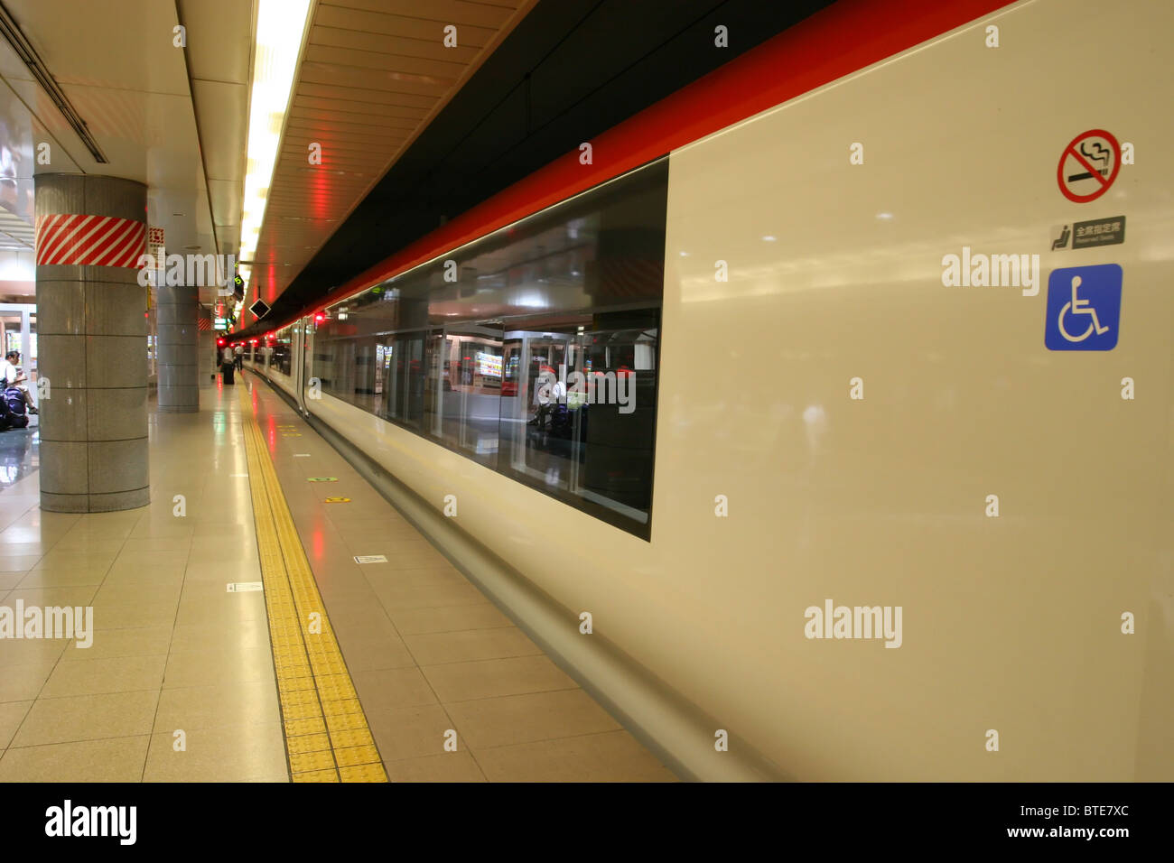 Narita express train at Tokyo airport, Japan Stock Photo - Alamy