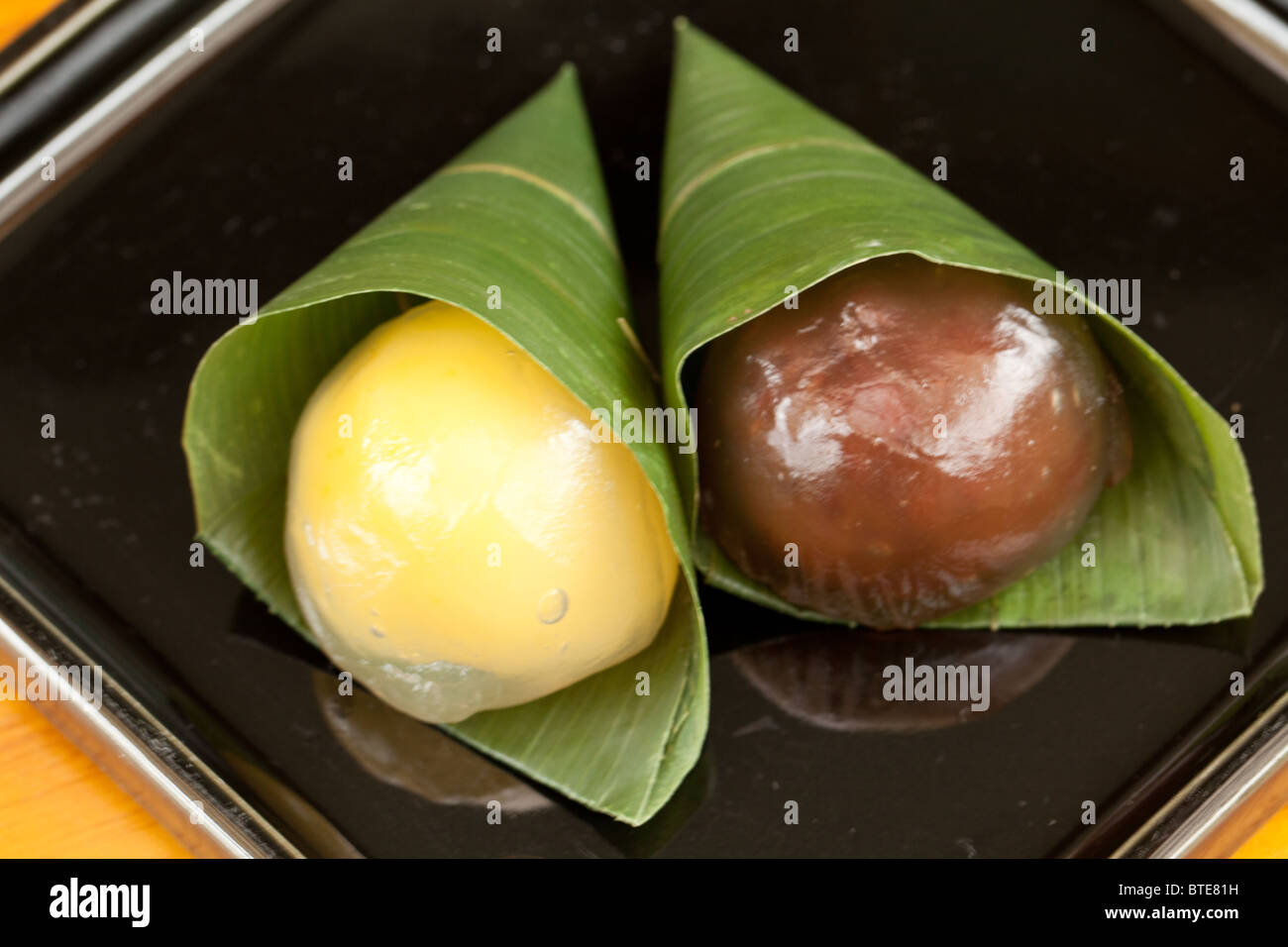 Mochi is a Japanese rice cake made of glutinous rice pounded into paste ...
