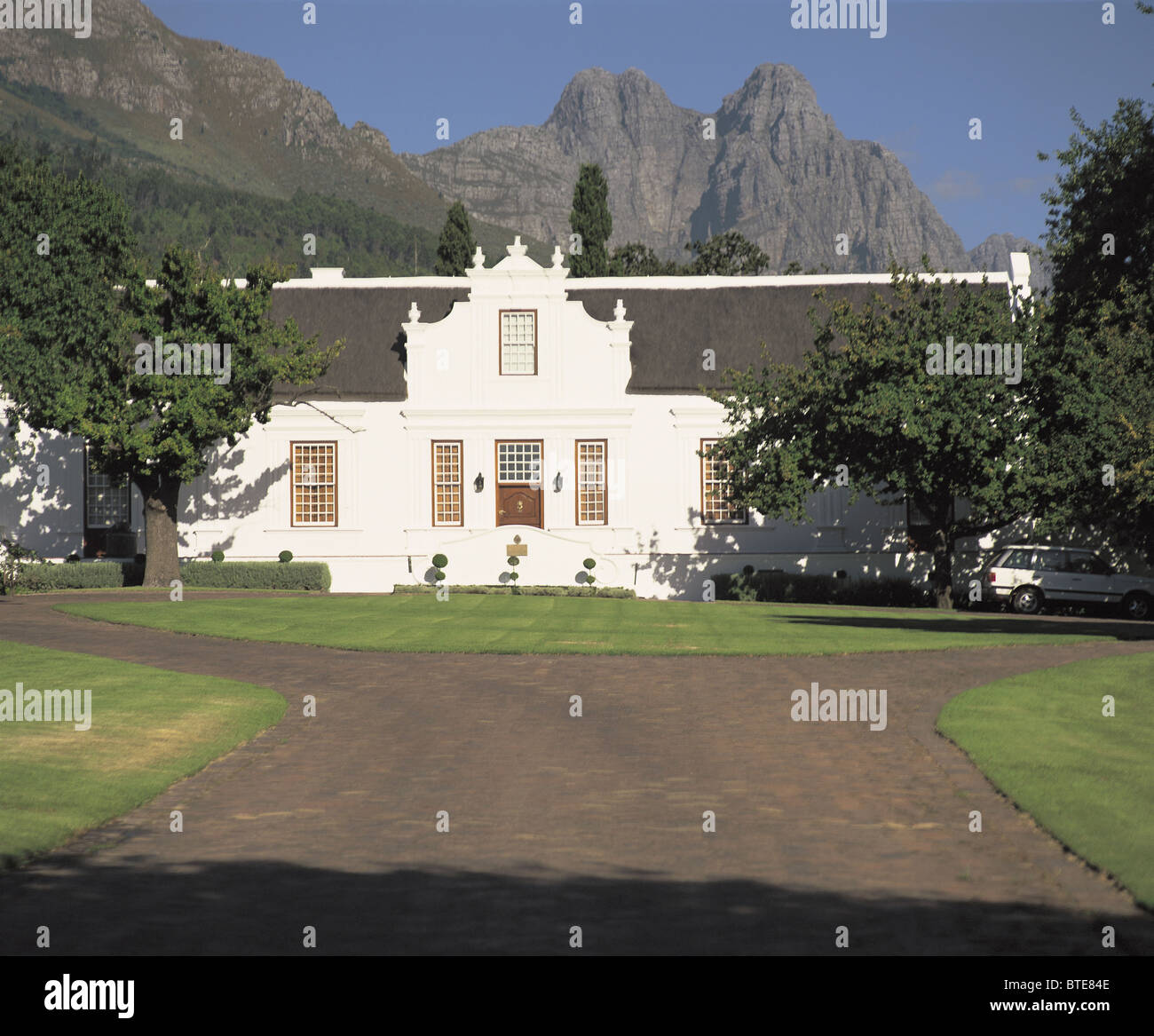 Lanzerac Hotel and wine estate Stock Photo - Alamy