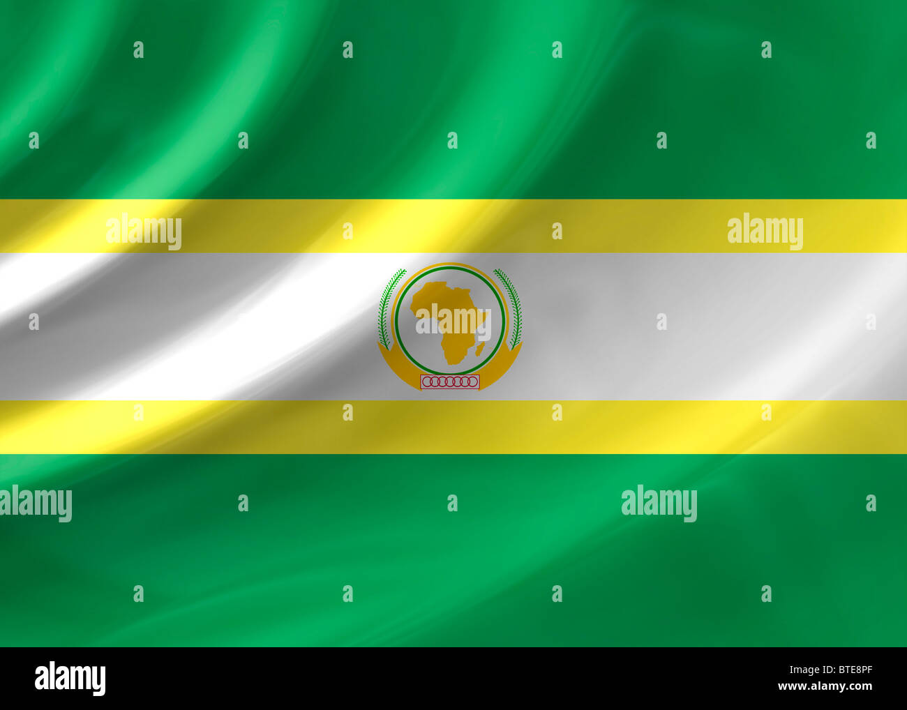 African union flag hi-res stock photography and images - Alamy