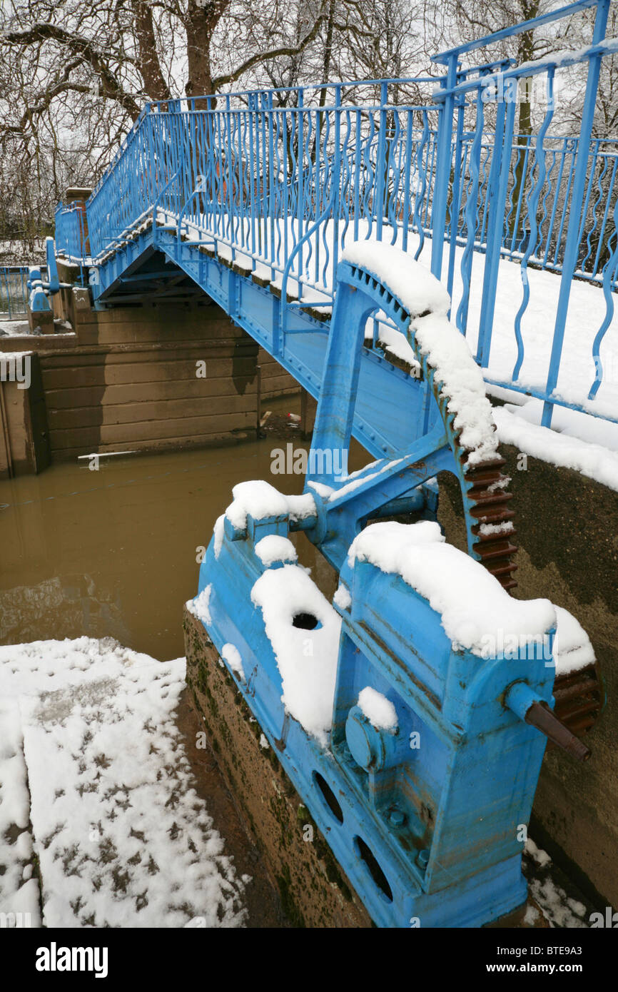 The Blue Bridge over the River Foss, York, North Yorkshire, Great ...