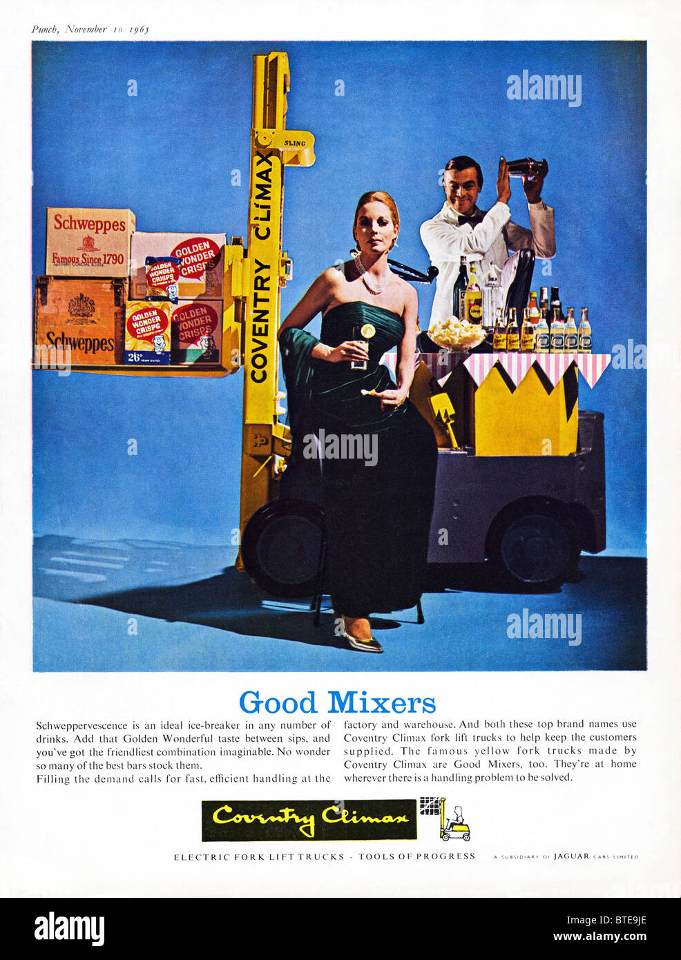 Advert for Coventry Climax fork lift trucks in magazine dated 10th ...