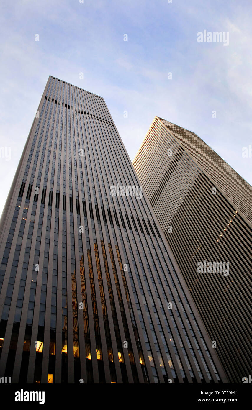 Skyscrapers, low angle view Stock Photo - Alamy