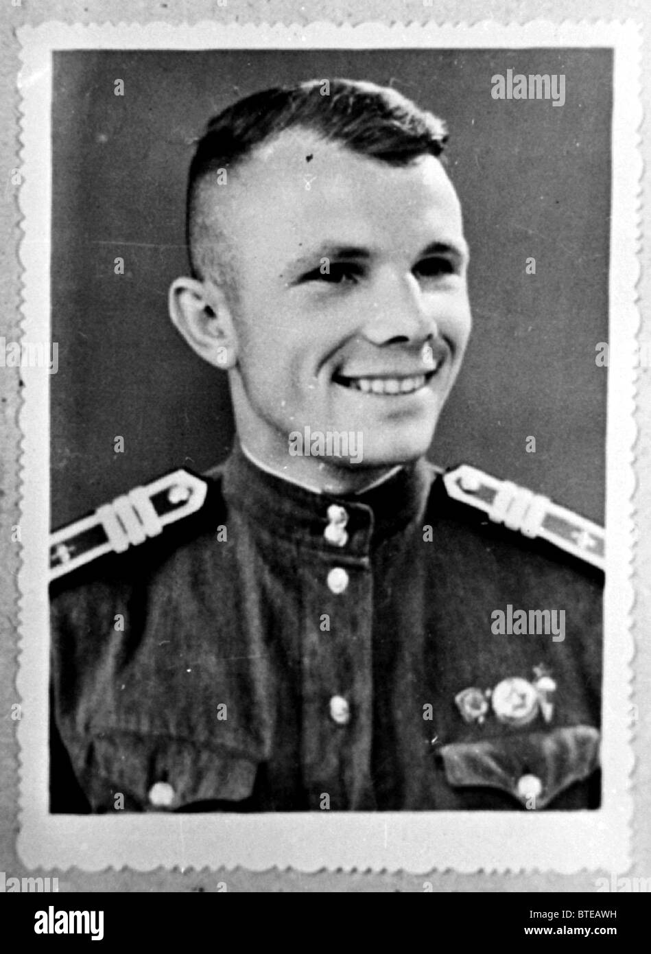 First Russian Cosmonaut Yuri Gagarin Stock Photos & First Russian ...