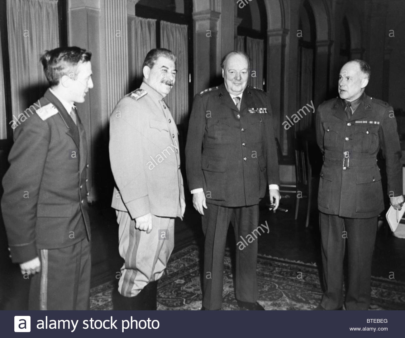 Winston Churchill Yalta High Resolution Stock Photography and Images ...