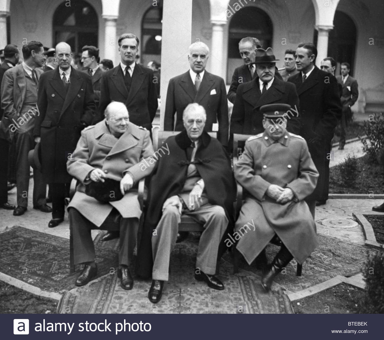 Yalta Conference 1945 Winston Churchill Stock Photos & Yalta Conference ...