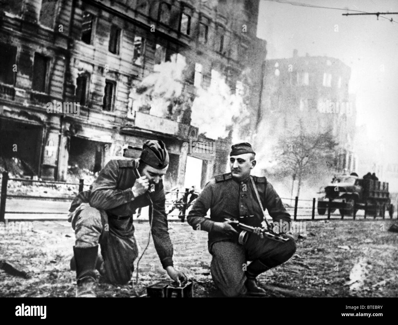 Great Patriotic War. Battle of Berlin, 1945 Stock Photo: 32278735 - Alamy