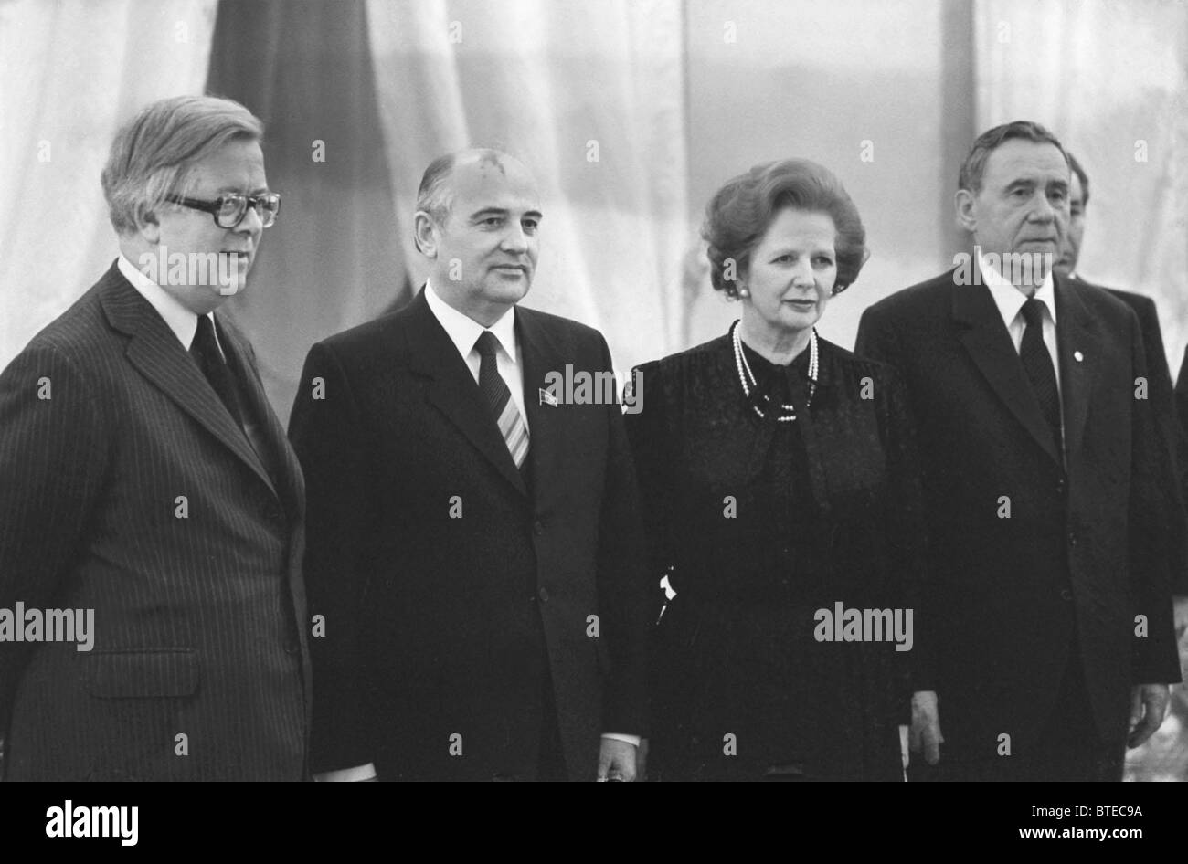 Mikhail Gorbachev 1985 Black and White Stock Photos & Images - Alamy