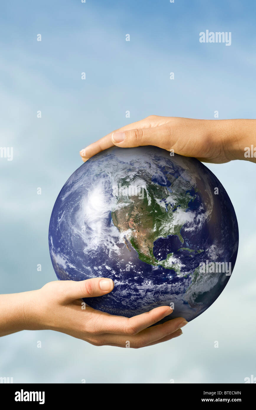 Supporting body on hands hi-res stock photography and images - Alamy