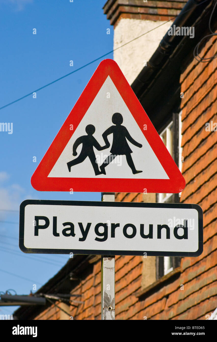Playground Street Sign