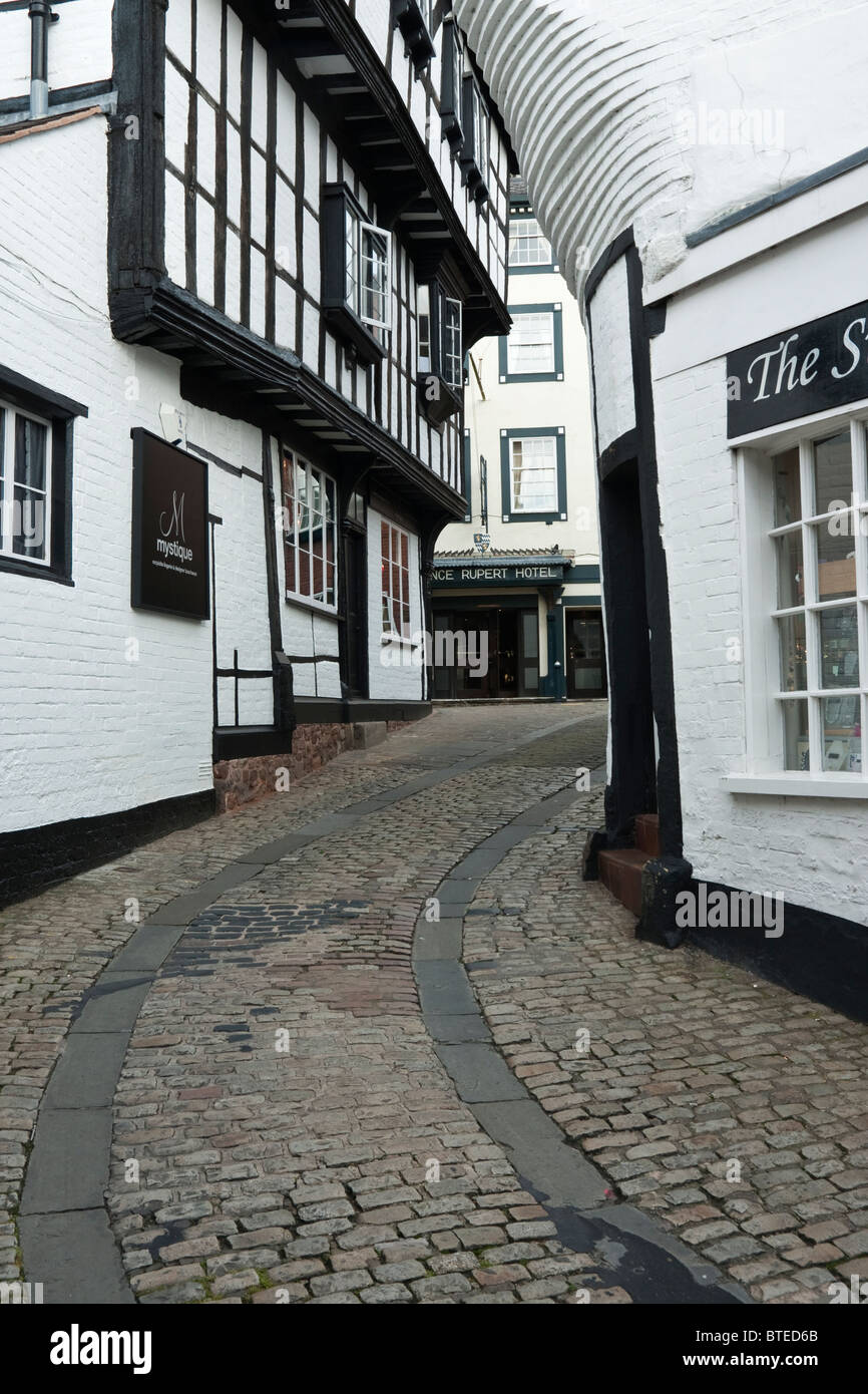 "Fish Street" in Shrewsbury Shropshire Stock Photo - Alamy