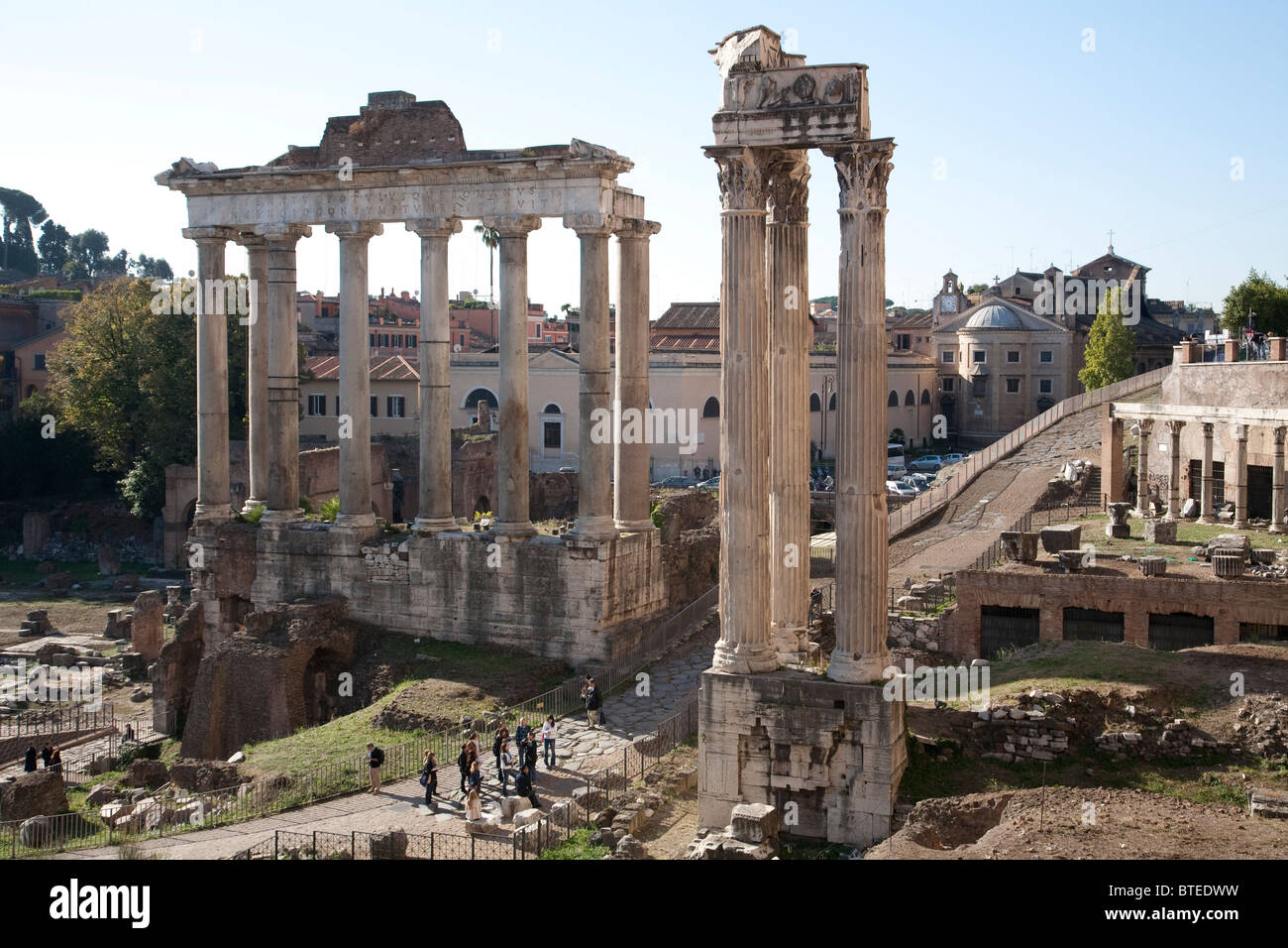 Roman Forum Ancient Rome Vitruvius Arch of Septimus Severus Roman ...