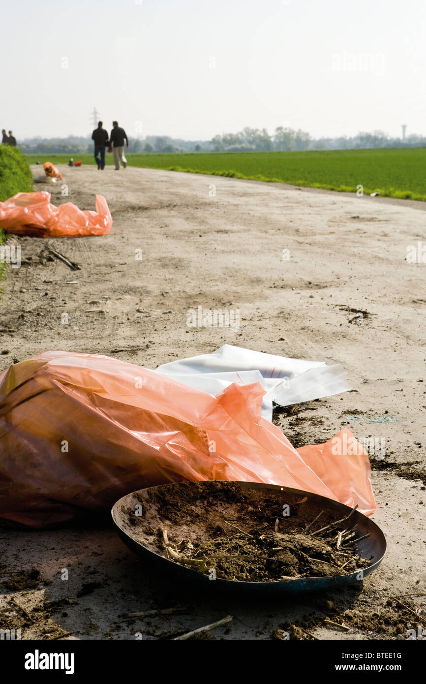 Littered country road hi-res stock photography and images - Alamy