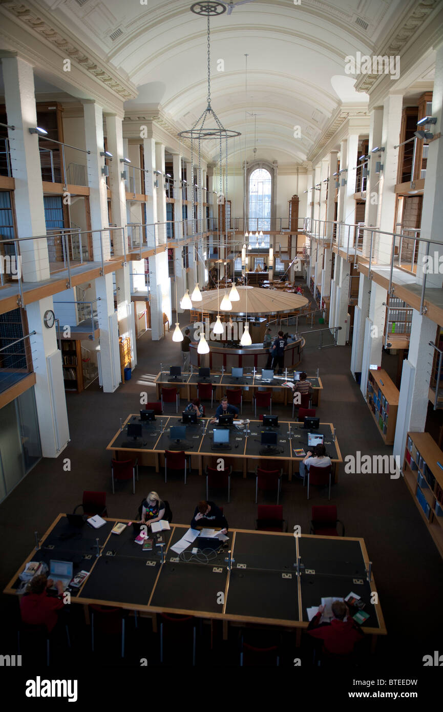 The refurbished North Reading Room at the National Library of Wales ...