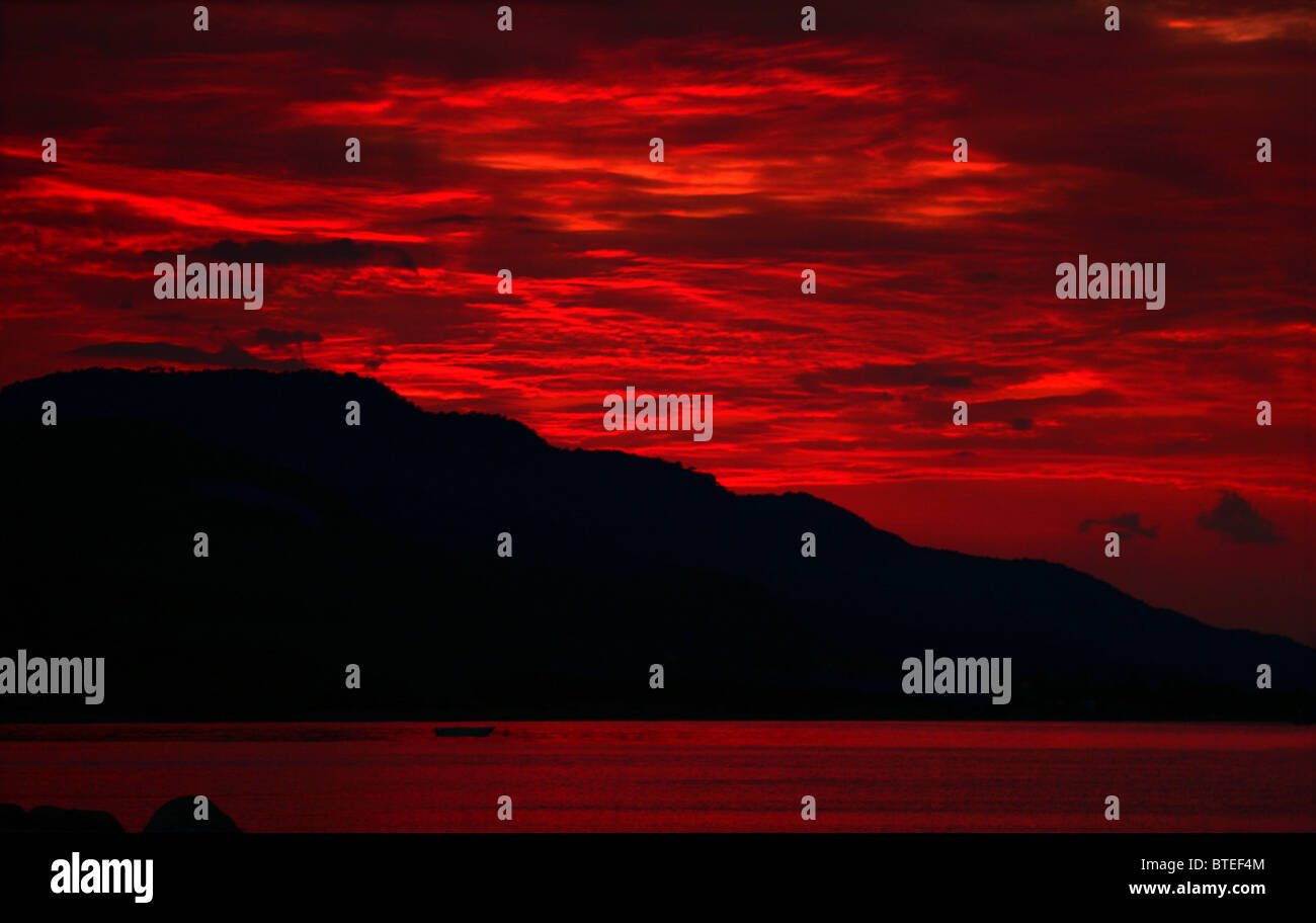 Red lava hill hi-res stock photography and images - Alamy