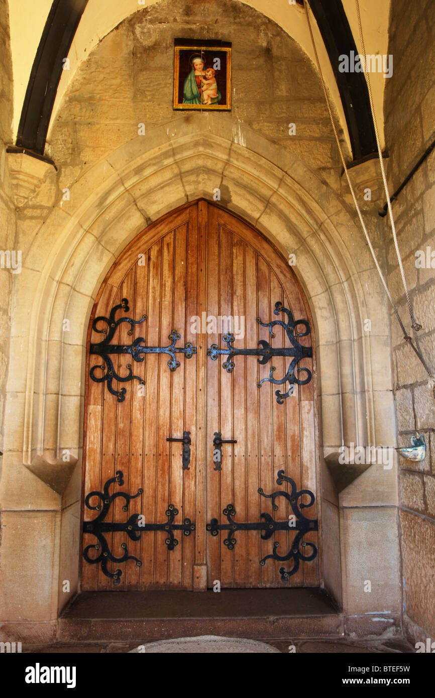 Church door hi-res stock photography and images - Alamy