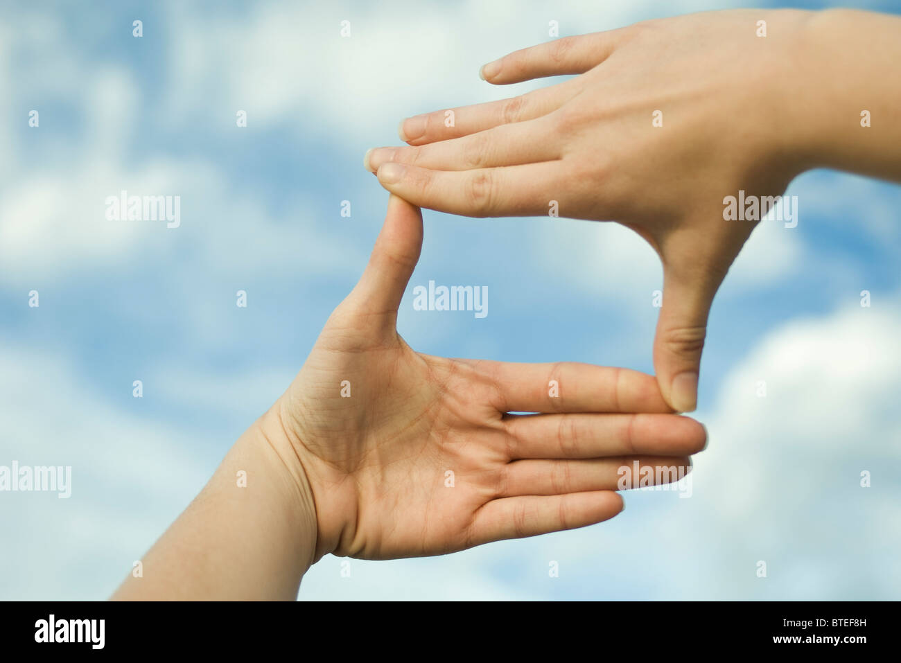 Finger Frame High Resolution Stock Photography and Images - Alamy