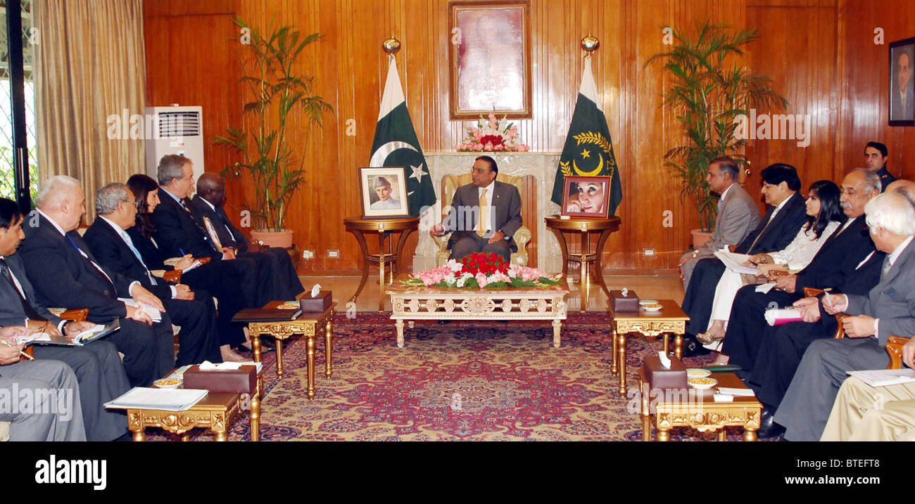 President, Asif Ali Zardari in meeting with FAO Dir.Gen, Dr.Jacques ...