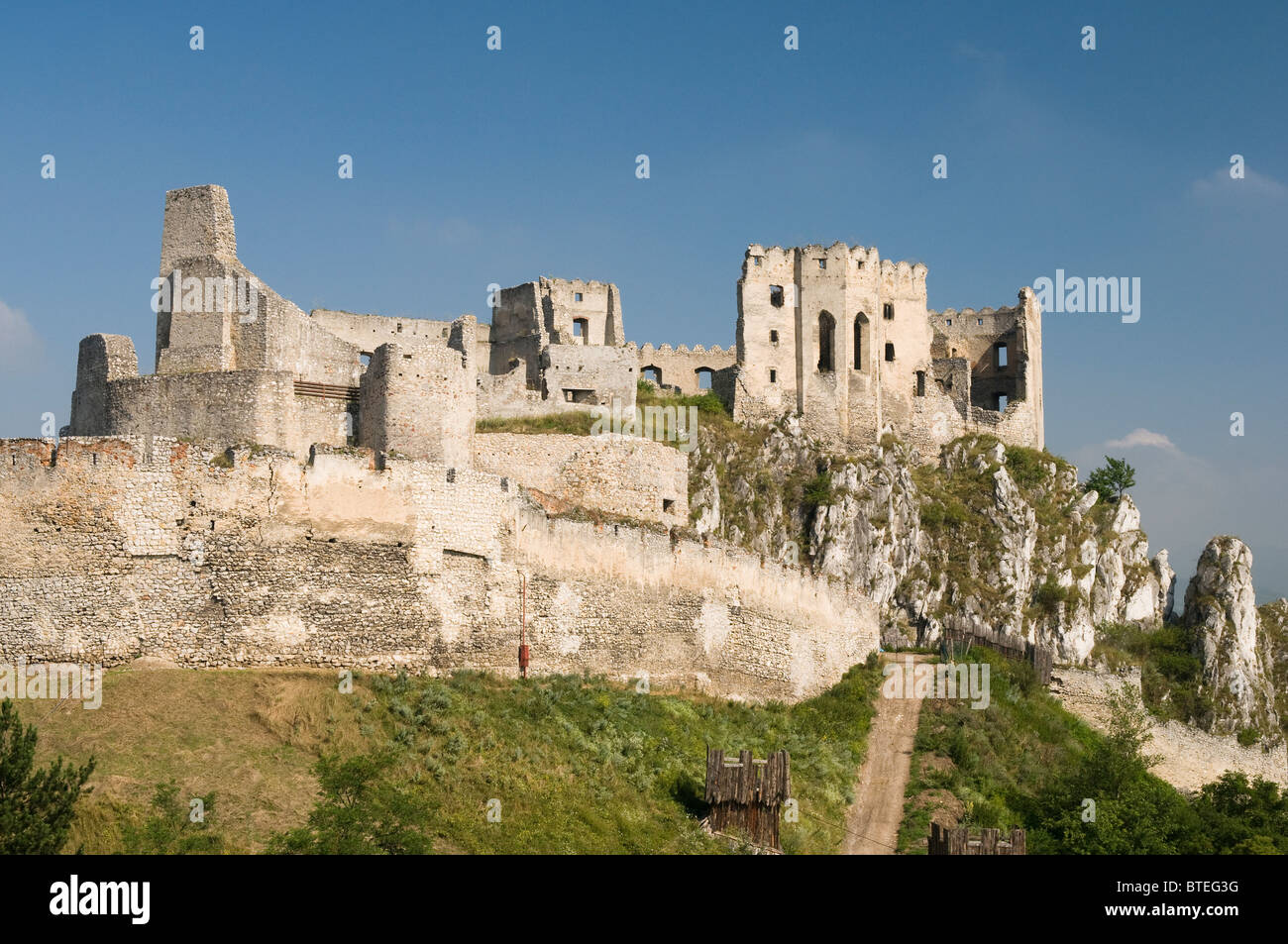 Beckov Castle, Slovakia Stock Photo - Alamy