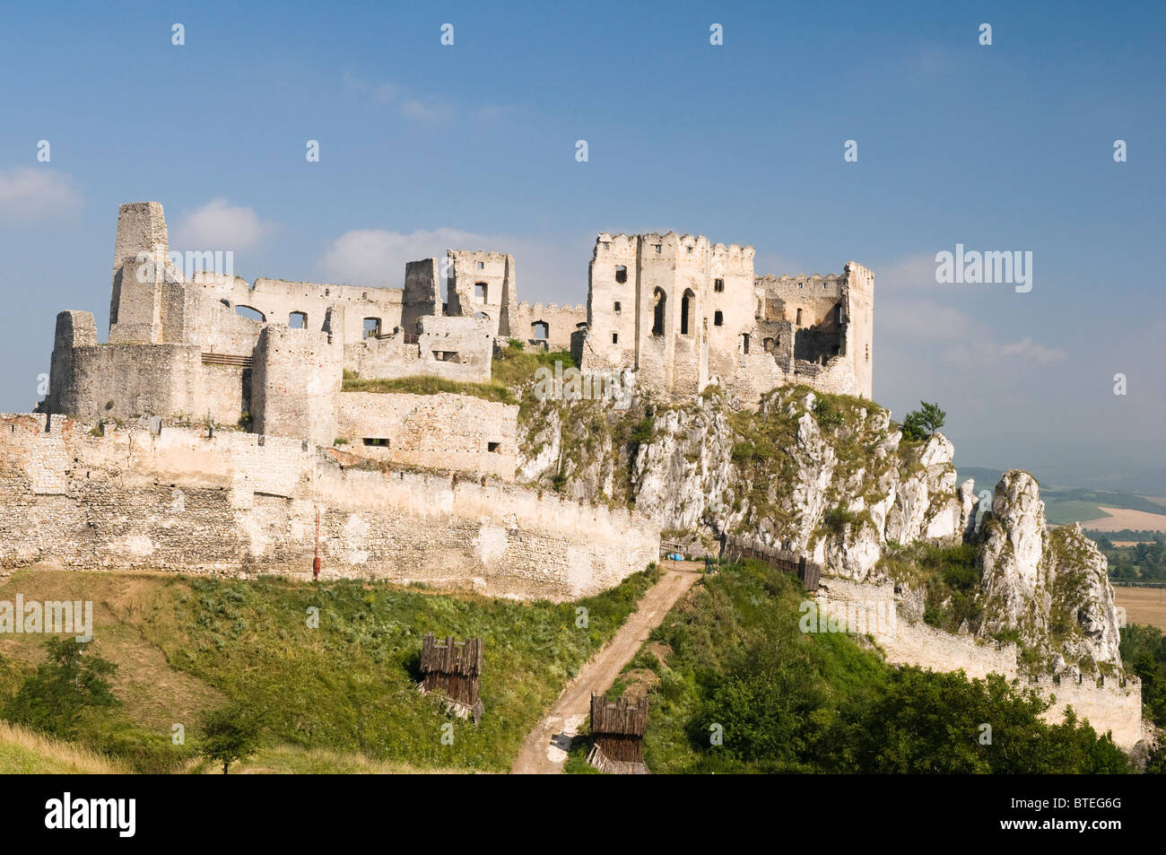Beckov Castle, Slovakia Stock Photo - Alamy