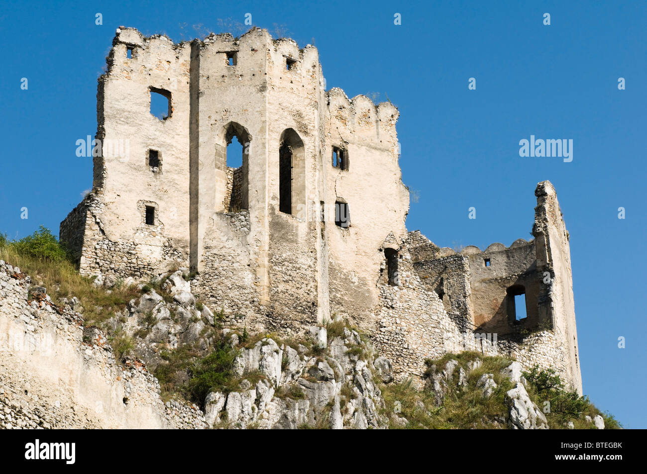 Beckov Castle, Slovakia Stock Photo - Alamy