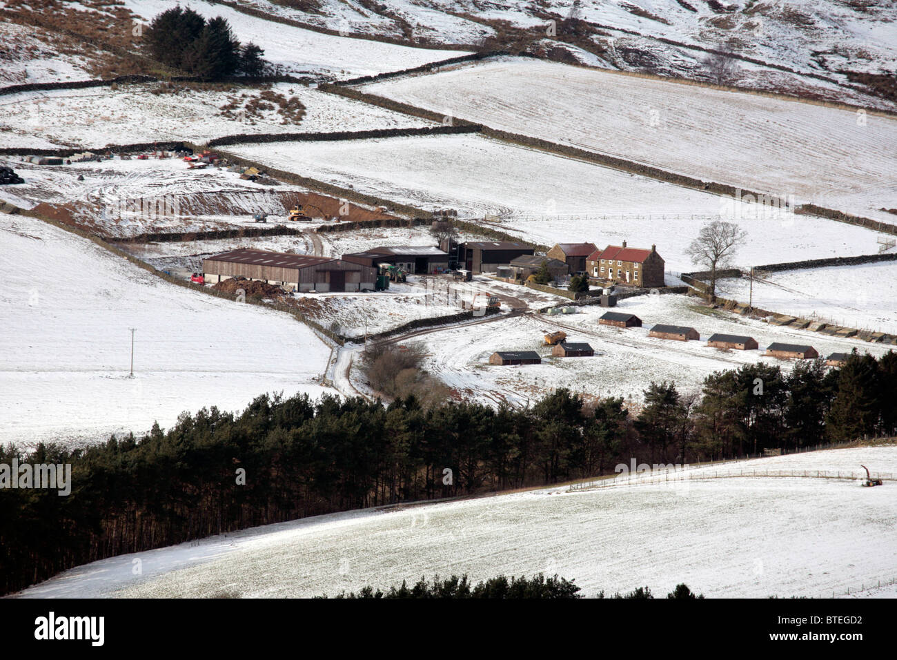 Upland Farm, Bilsdale North York Moors National Park Stock Photo - Alamy