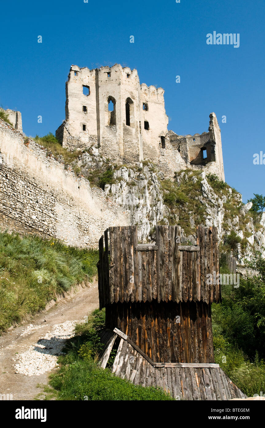Beckov Castle, Slovakia Stock Photo - Alamy