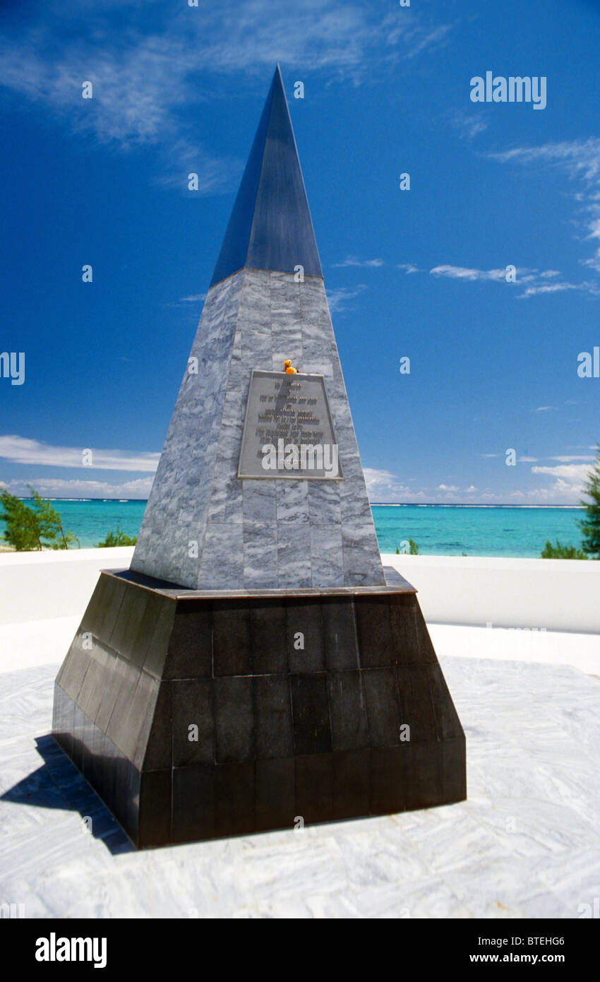 Helderberg Air crash memorial in Mauritius Stock Photo - Alamy