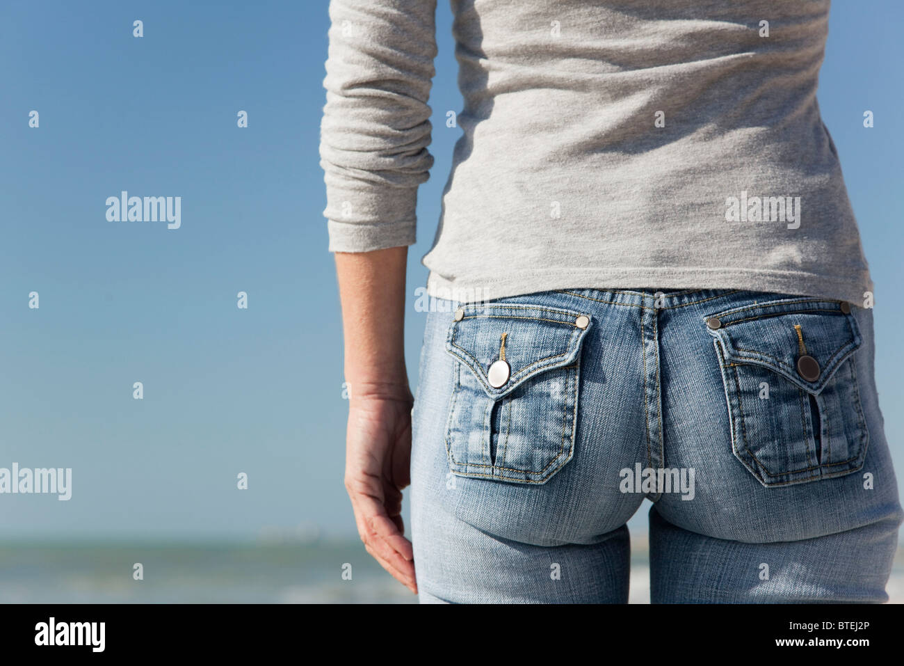 Woman's back side, close-up Stock Photo - Alamy