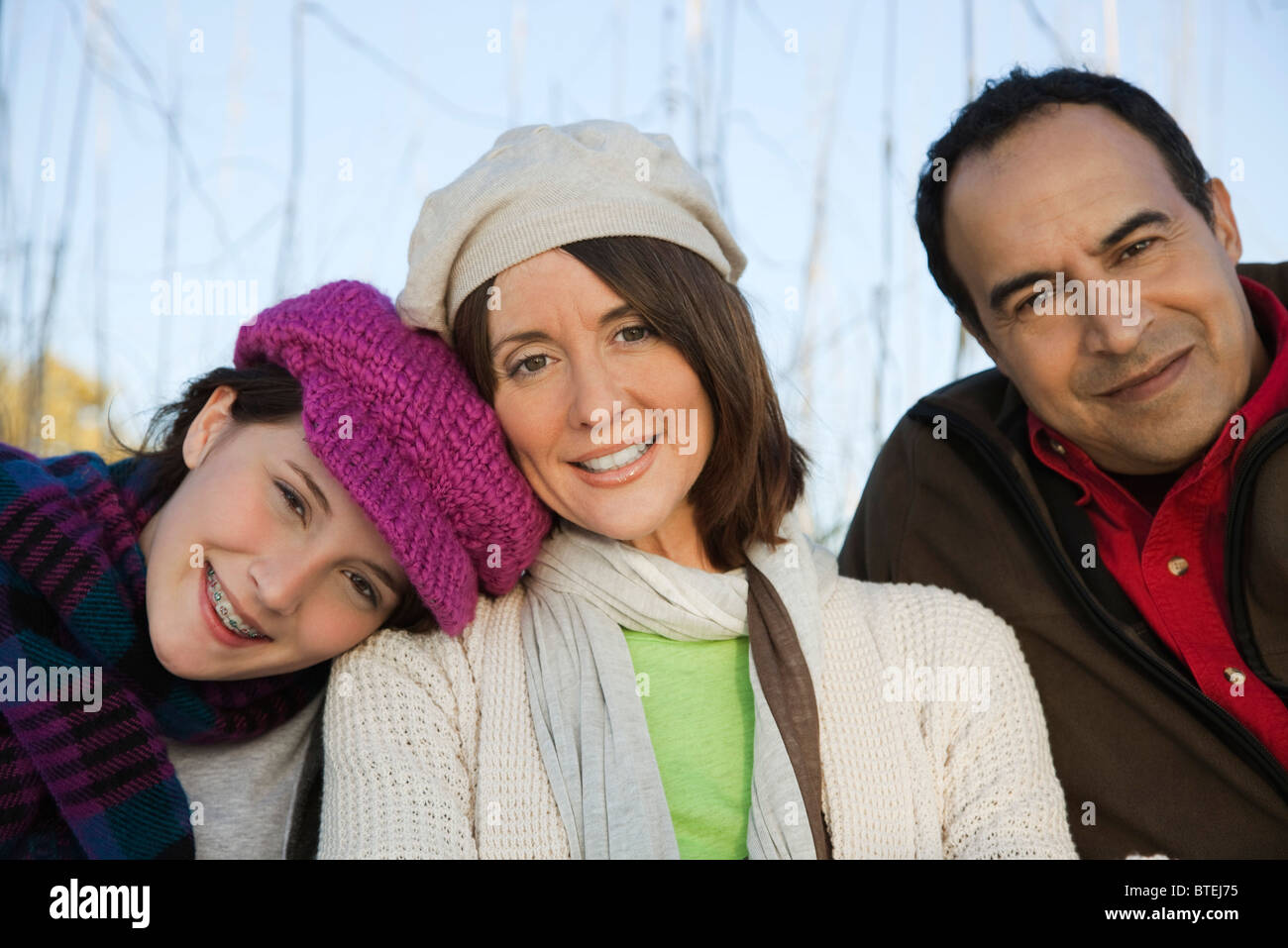 Family together outdoors, portrait Stock Photo - Alamy