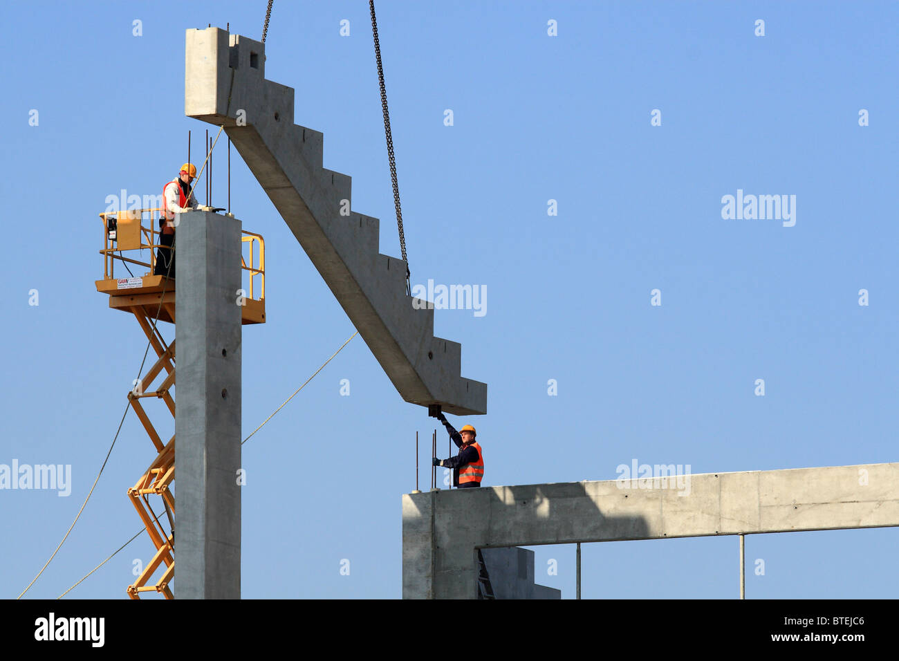 Construction of a modern arena type stadium Stock Photo - Alamy
