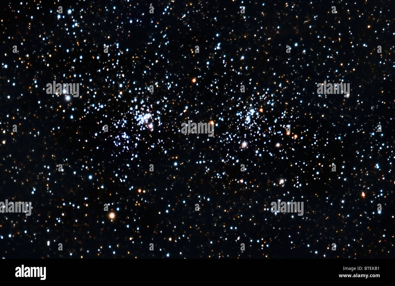 Starfield. A double stars cluster in Perseus Stock Photo - Alamy