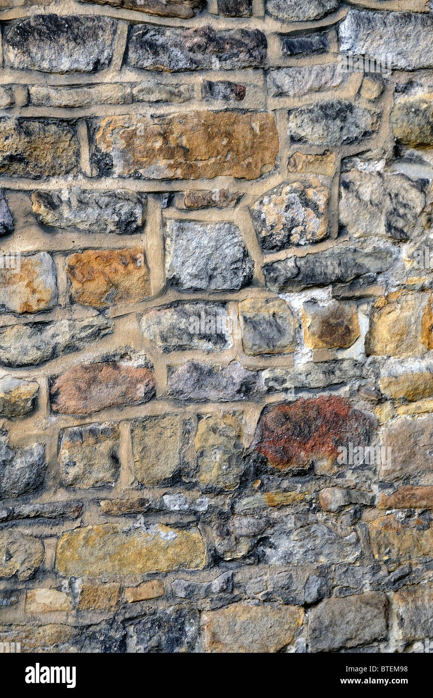 stone wall section Stock Photo - Alamy