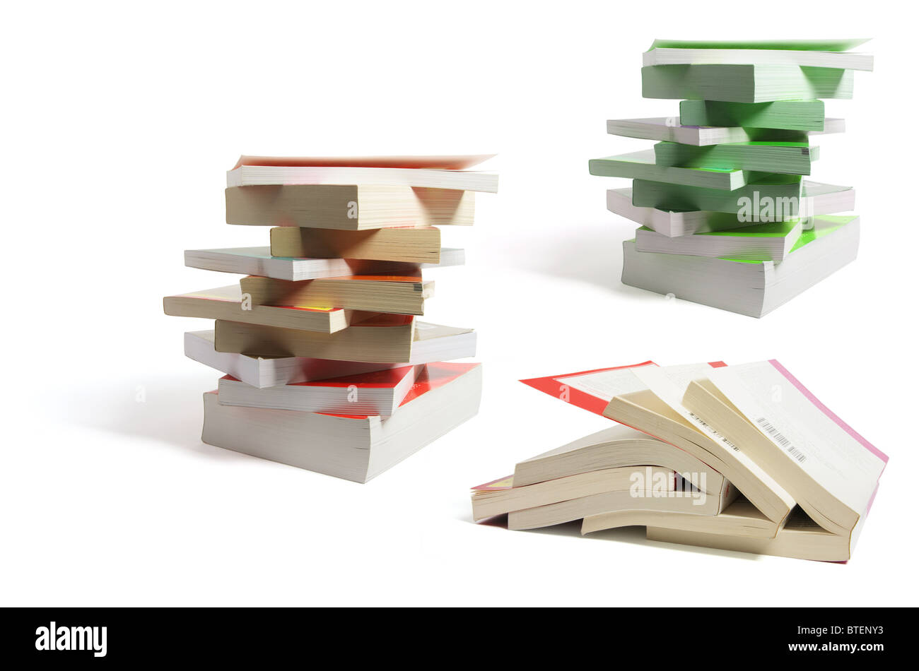 Stacks of Books Stock Photo - Alamy