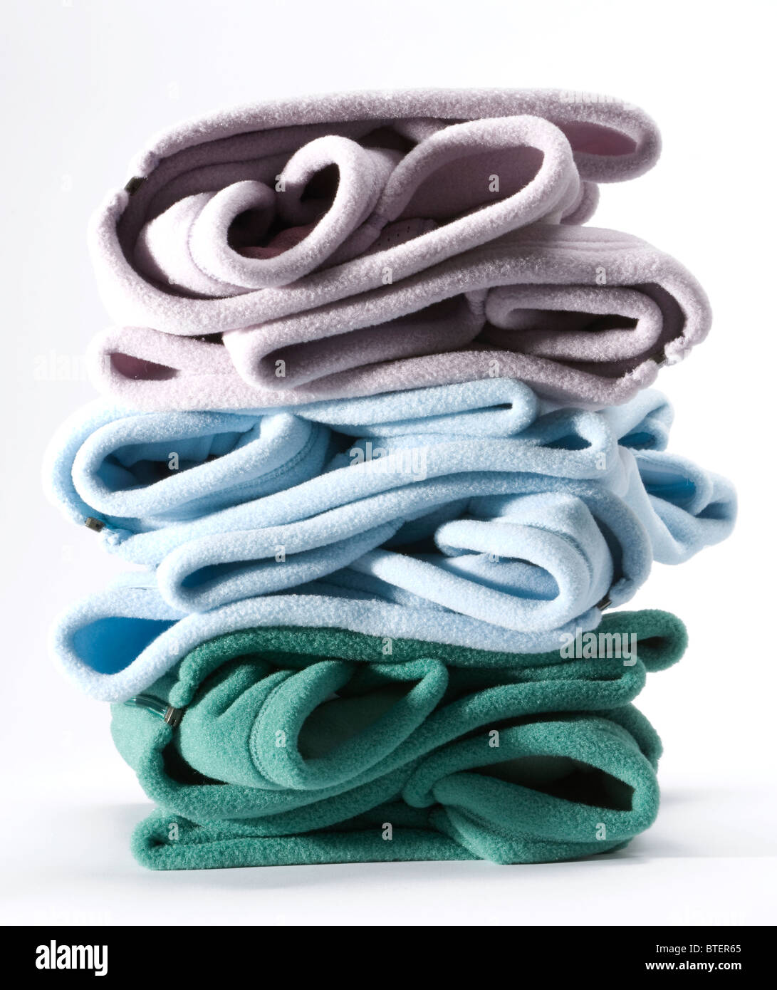 A loose stack of pastel colored clothing Stock Photo - Alamy