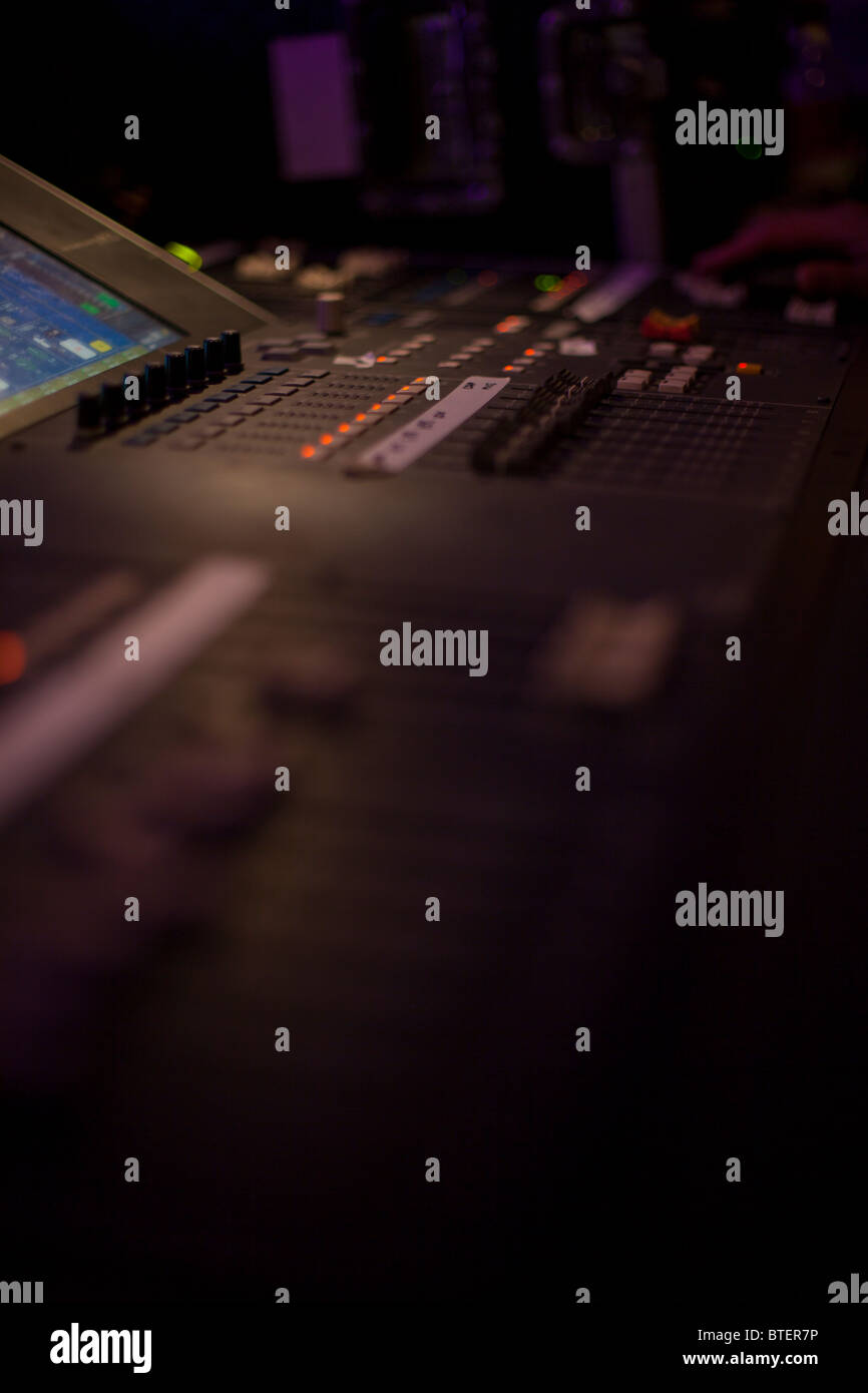 Audio Mixing desk Stock Photo - Alamy