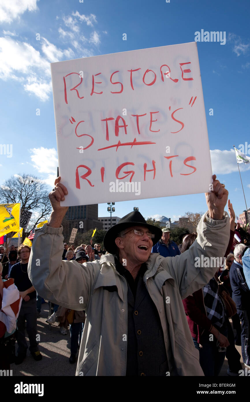 A coalition of Tea Party groups advocating diverse causes rally against ...