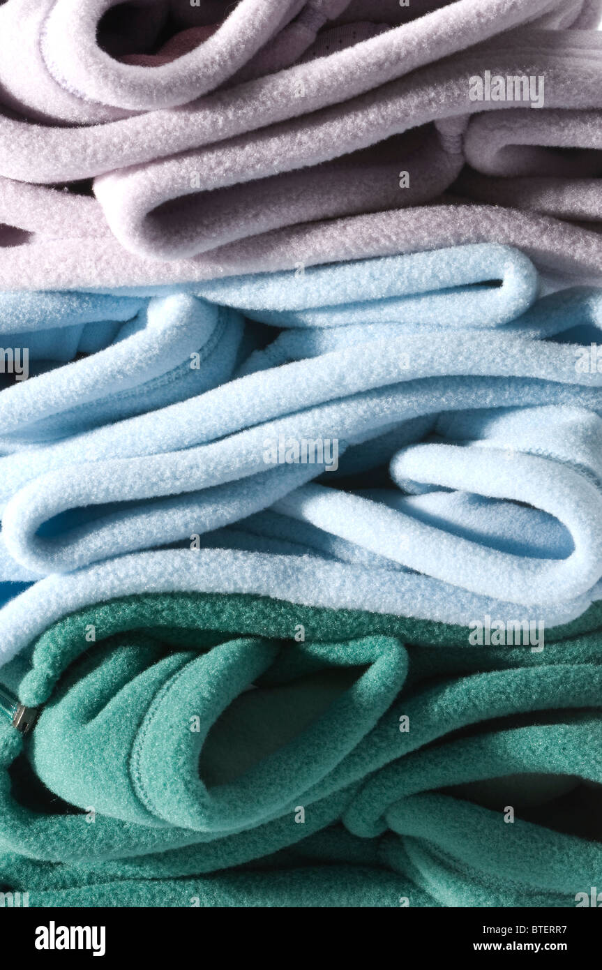 A loose stack of pastel colored clothing Stock Photo - Alamy