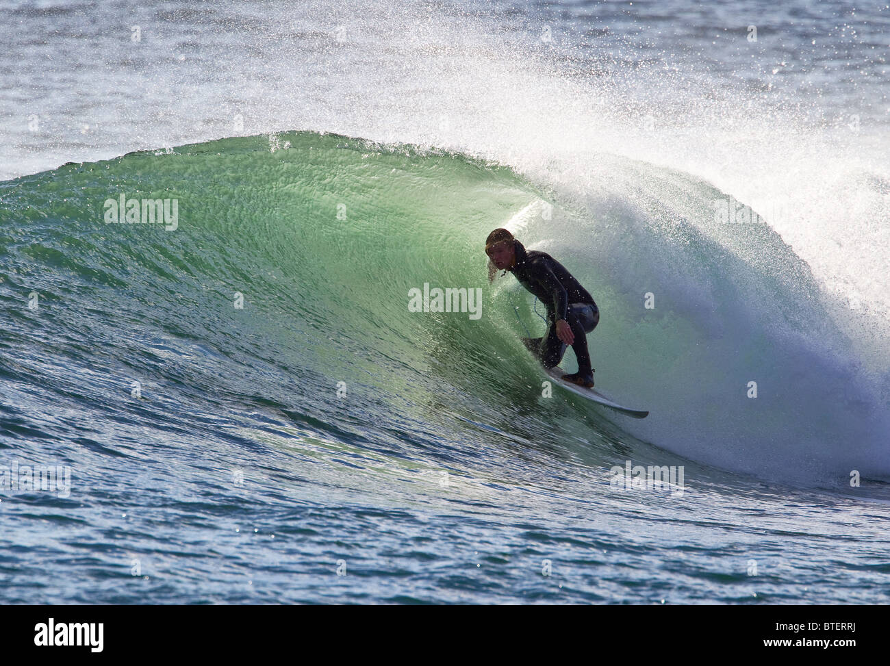 Porthleven surfing hi-res stock photography and images - Alamy